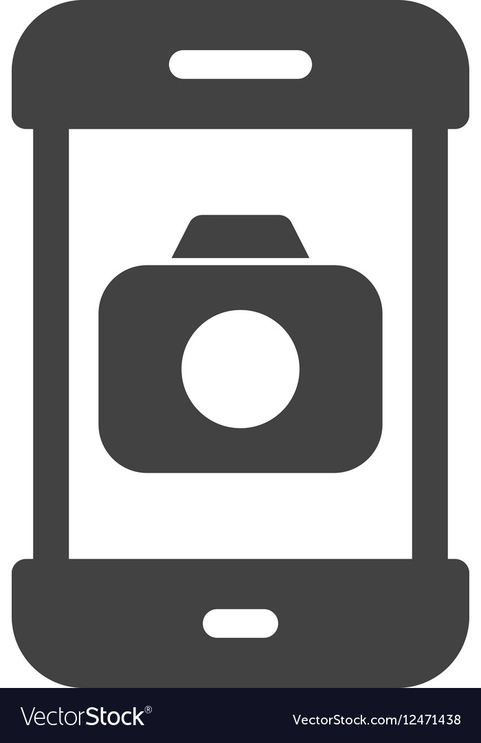 Camera app Royalty Free Vector Image - VectorStock