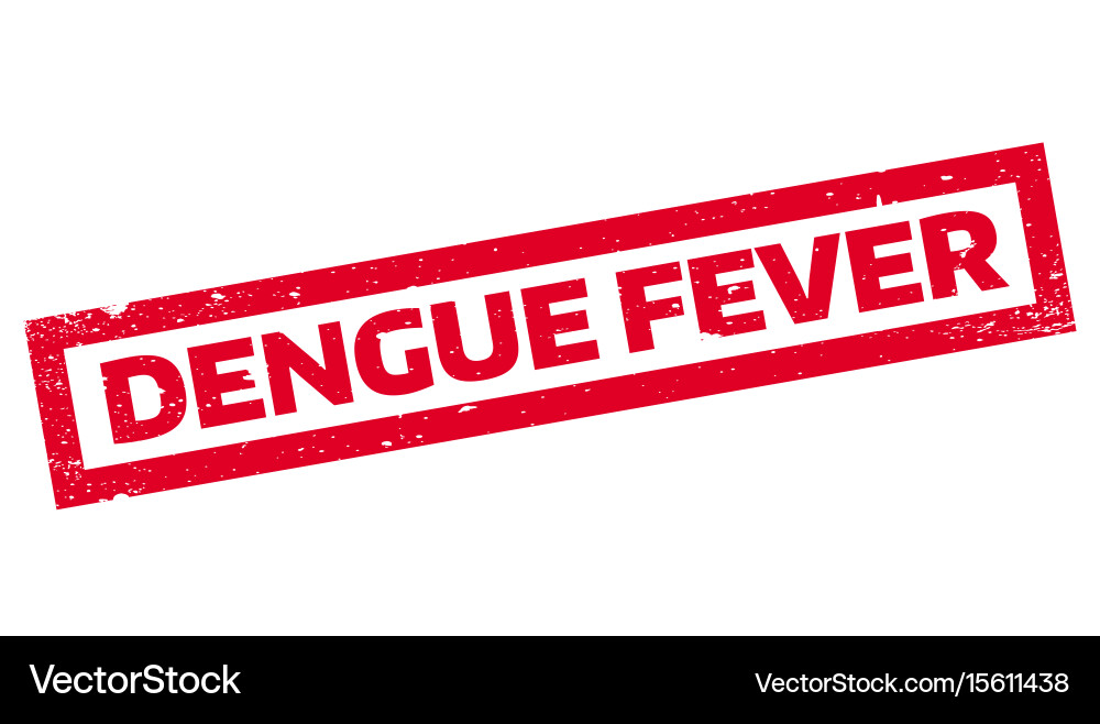 Dengue fever rubber stamp Royalty Free Vector Image