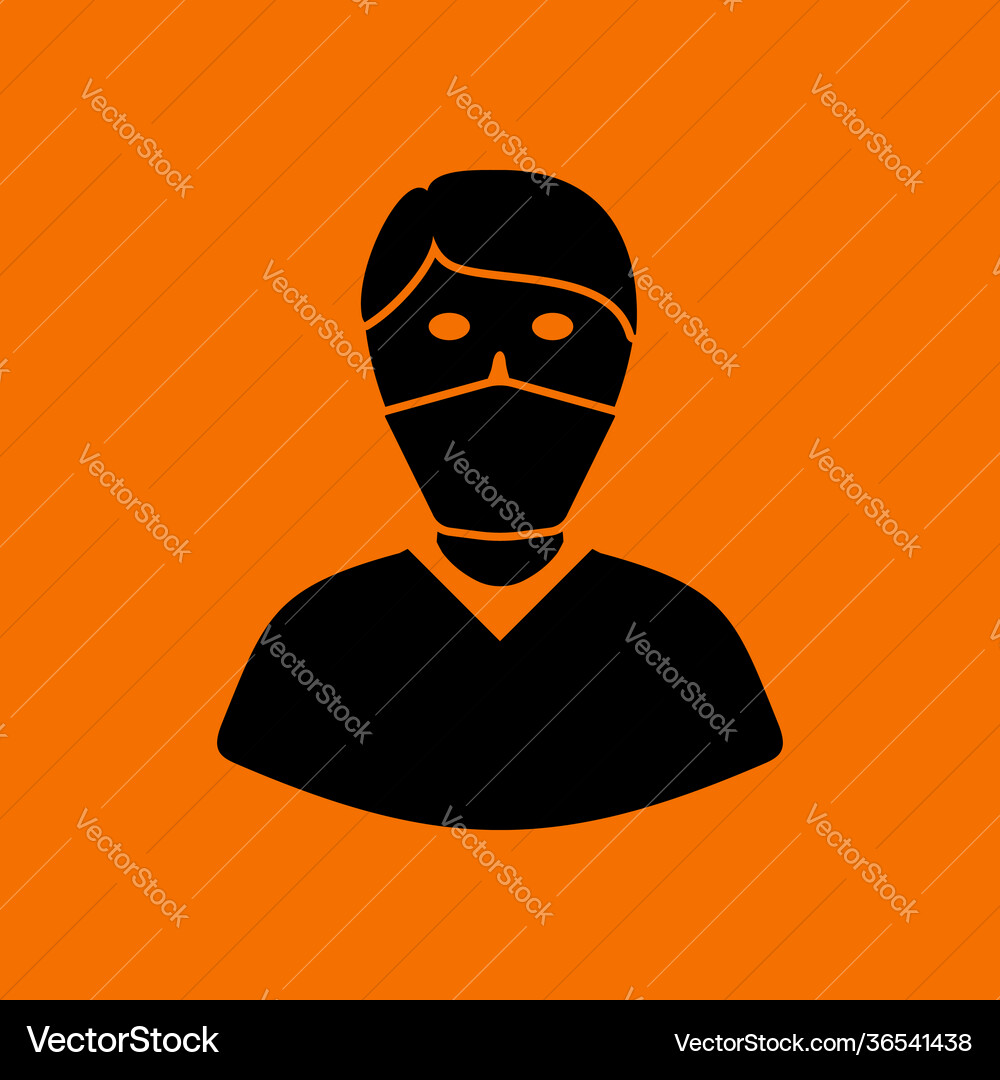 Medical face mask icon Royalty Free Vector Image