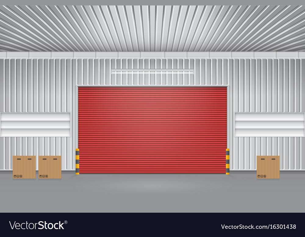 Shutter door Royalty Free Vector Image - VectorStock
