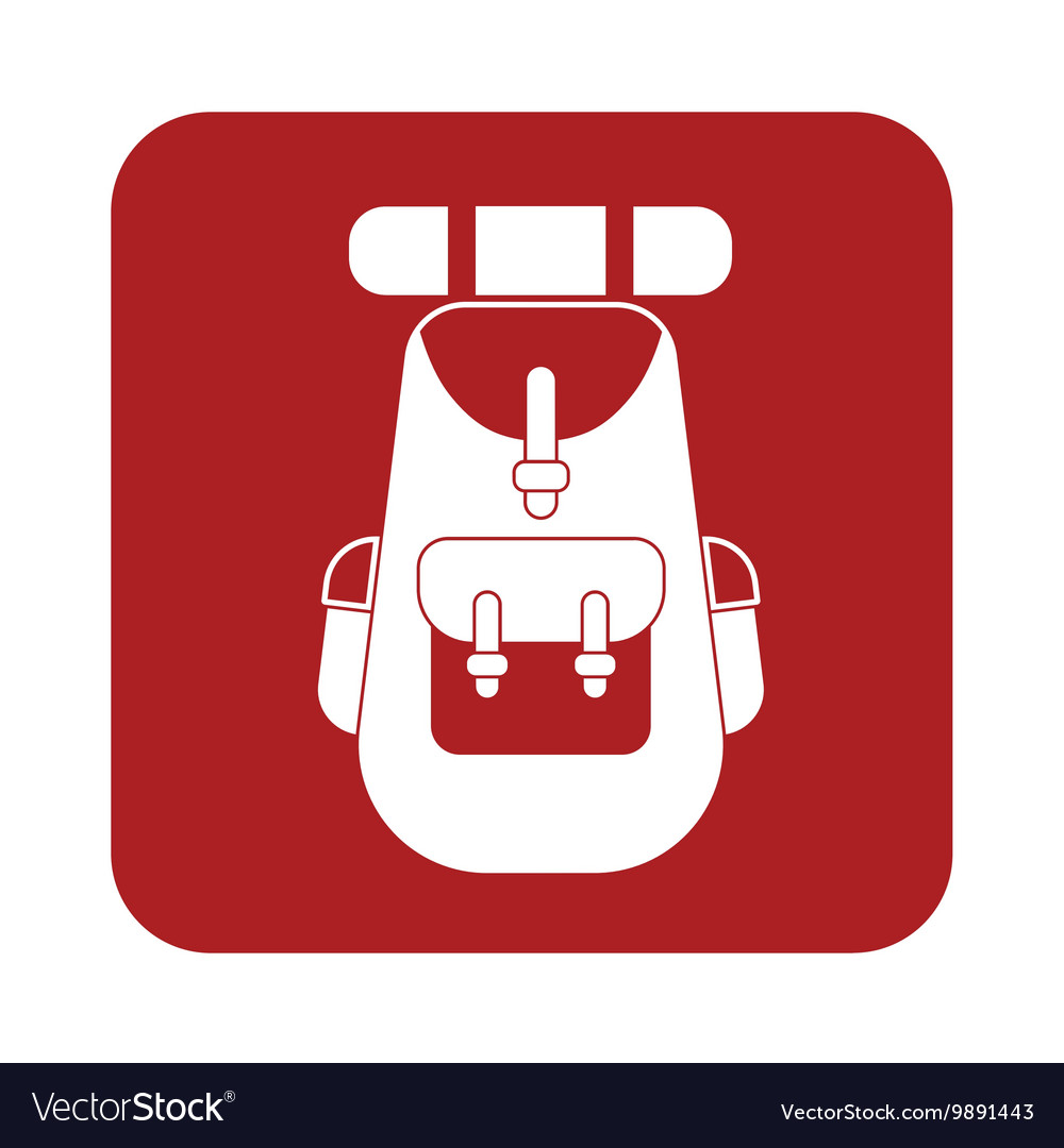 Backpack icon Royalty Free Vector Image - VectorStock