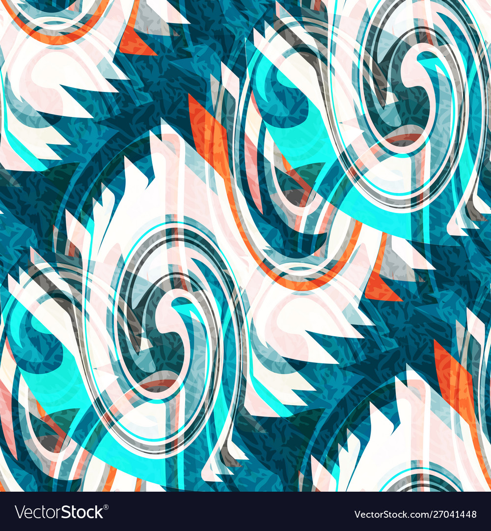 Abstract color pattern in graffiti style quality Vector Image