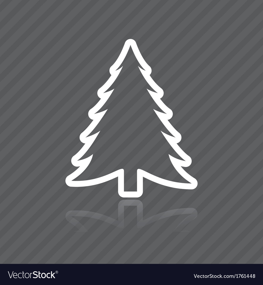 Fir tree Royalty Free Vector Image - VectorStock