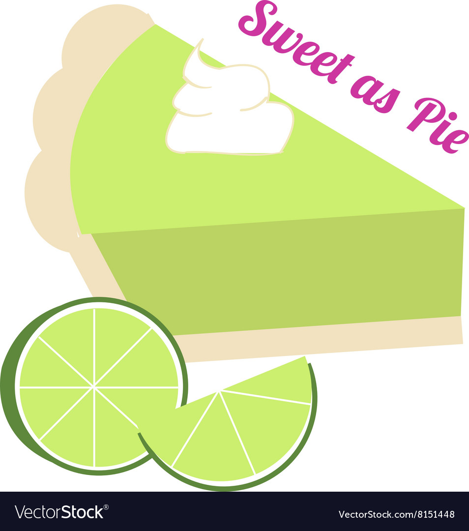 Sweet as pie Royalty Free Vector Image - VectorStock