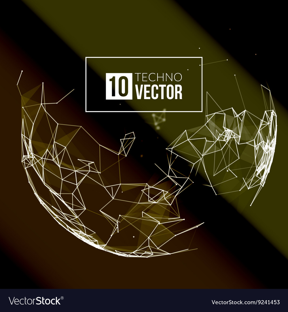 Abstract background futuristic style card Vector Image