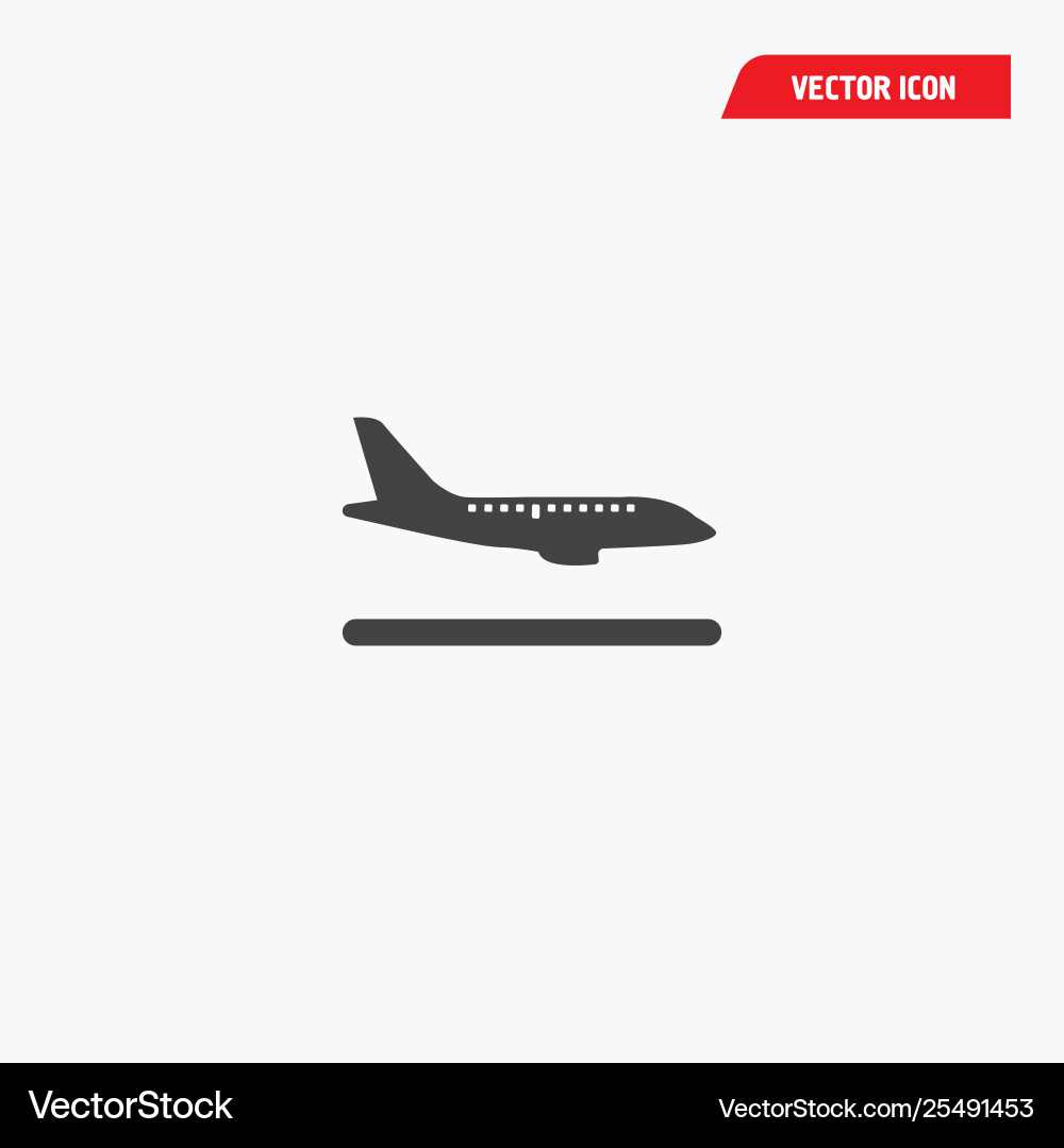Airport gate arrival departure icon Royalty Free Vector
