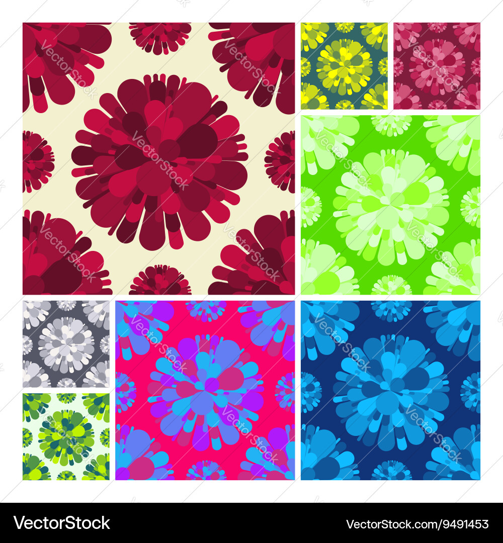 Salute and fireworks seamless pattern template Vector Image