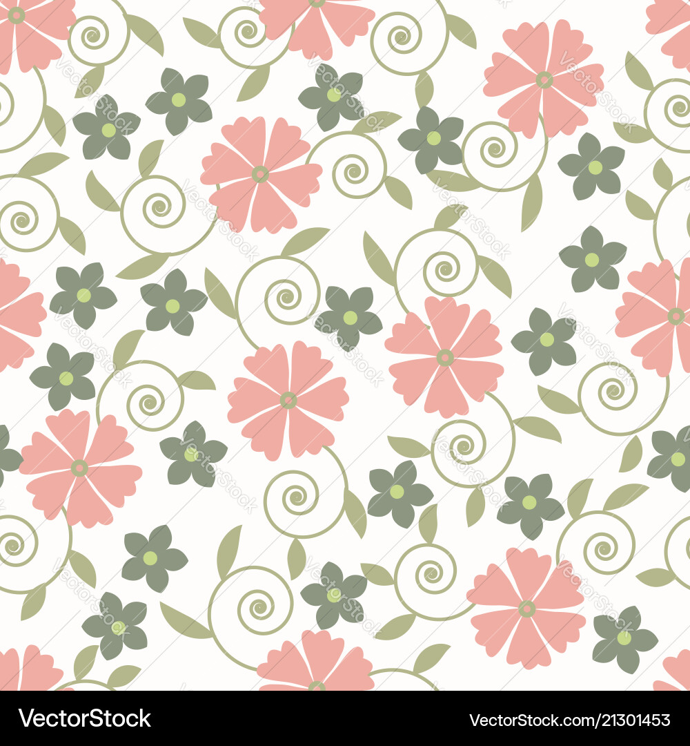 Sweet flower floral background Royalty Free Vector Image