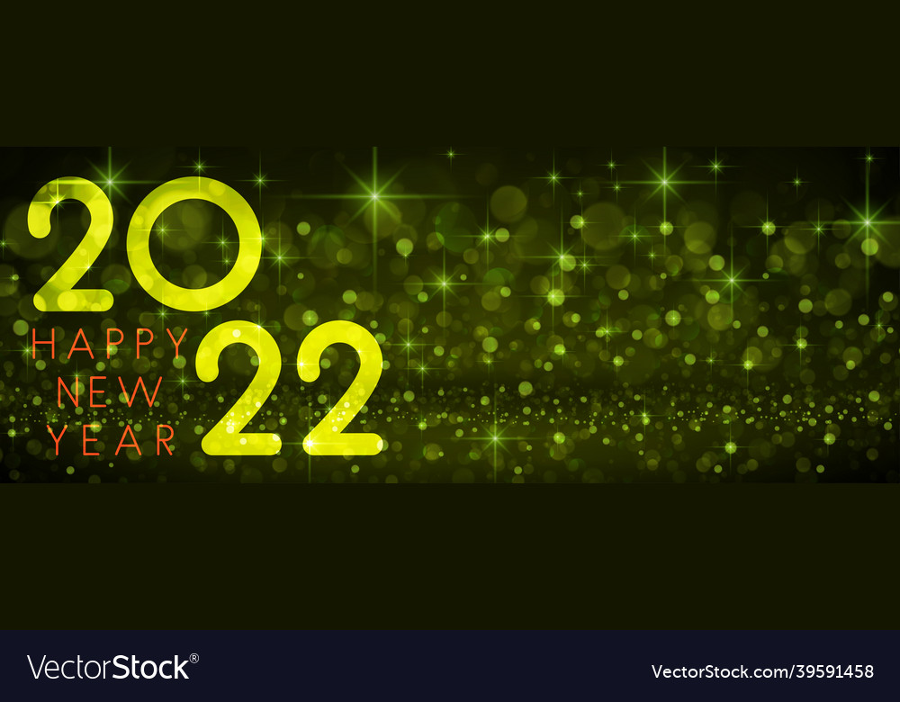 2022 happy new year bokeh background Royalty Free Vector 2022 happy new year bokeh background Royalty Free Vector