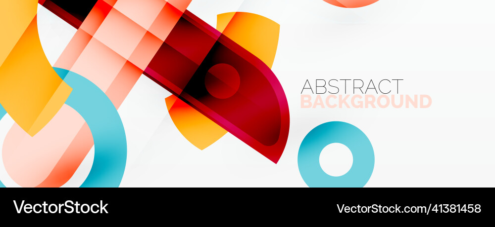 Color geometric stripes lines abstract background Vector Image