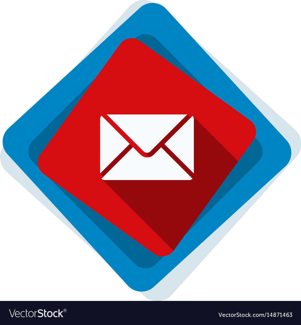 Mail button Royalty Free Vector Image - VectorStock