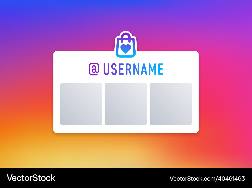 Support small business social media sticker Vector Image