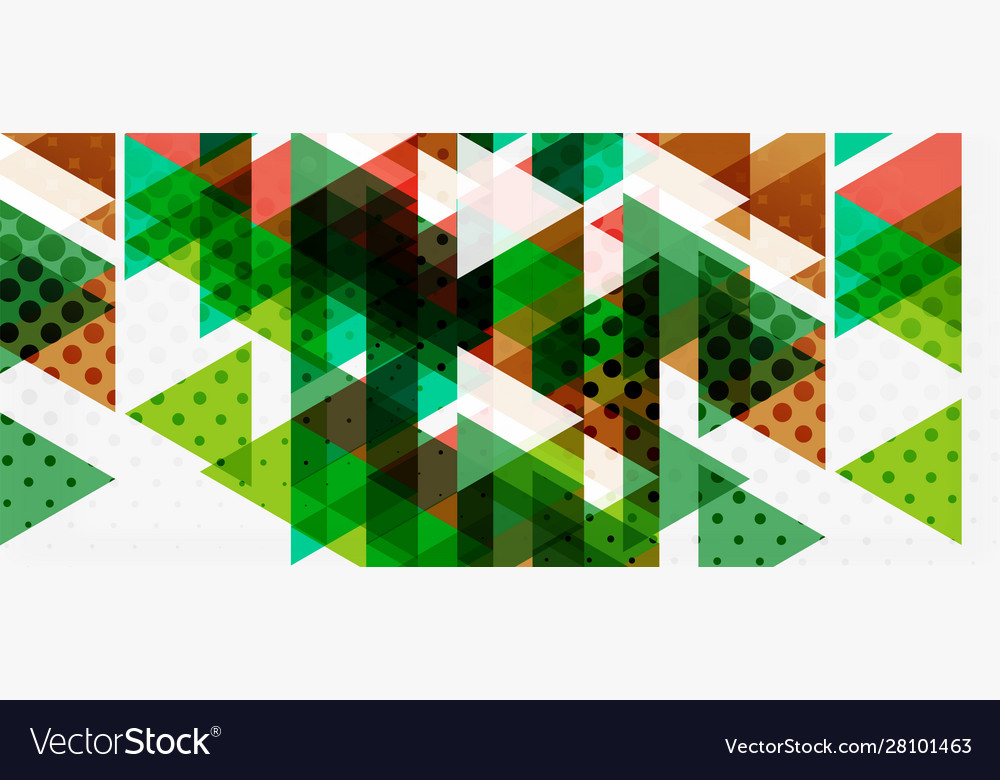 Triangle geometric abstract composition Royalty Free Vector