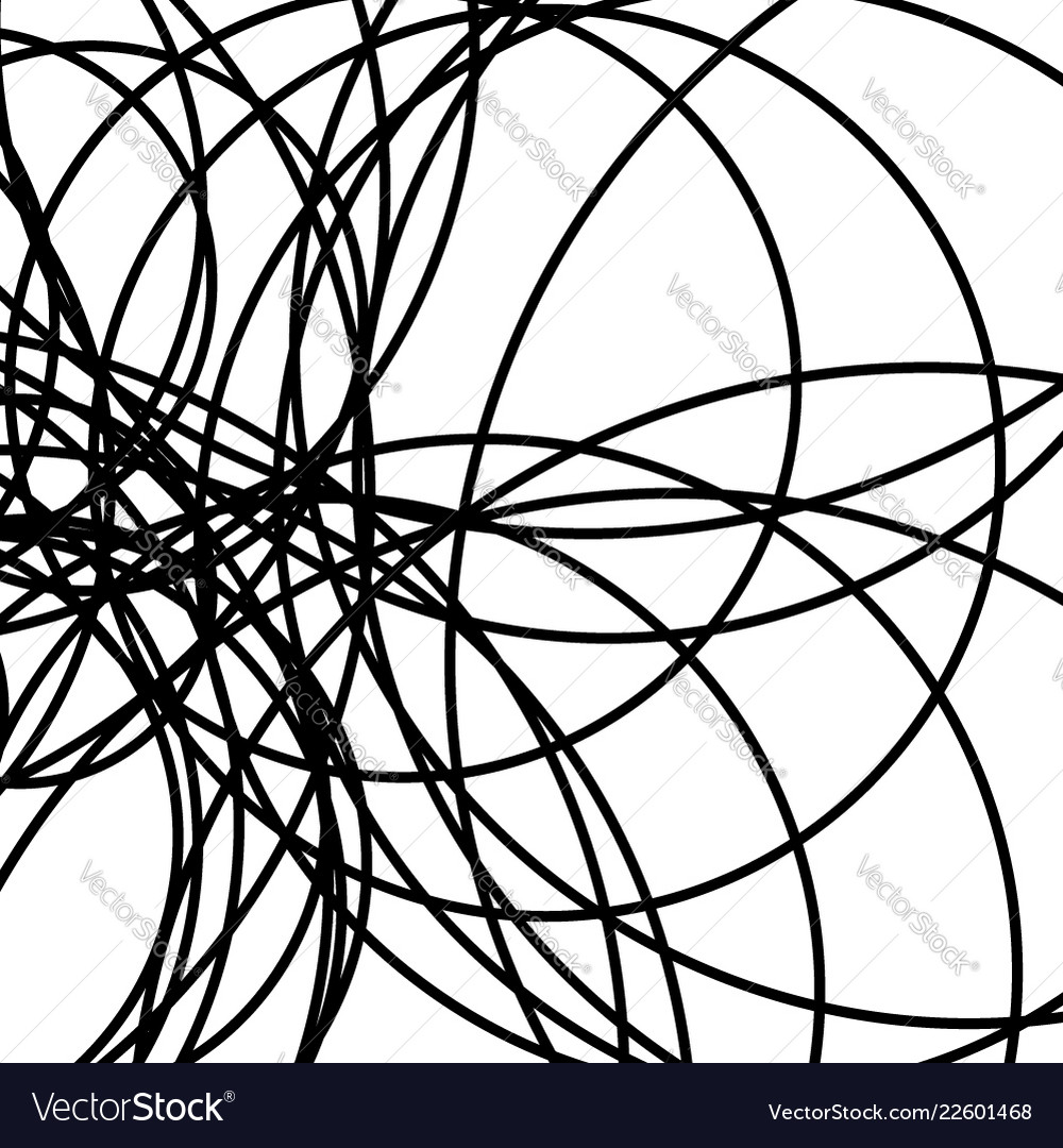 Random intersecting lines abstract pattern Vector Image