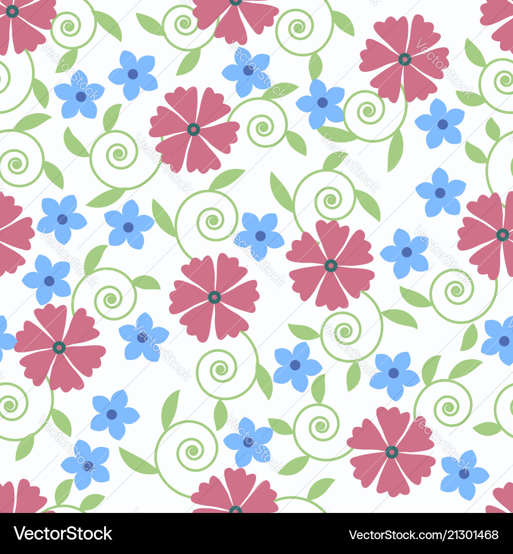 Sweet flower floral background Royalty Free Vector Image