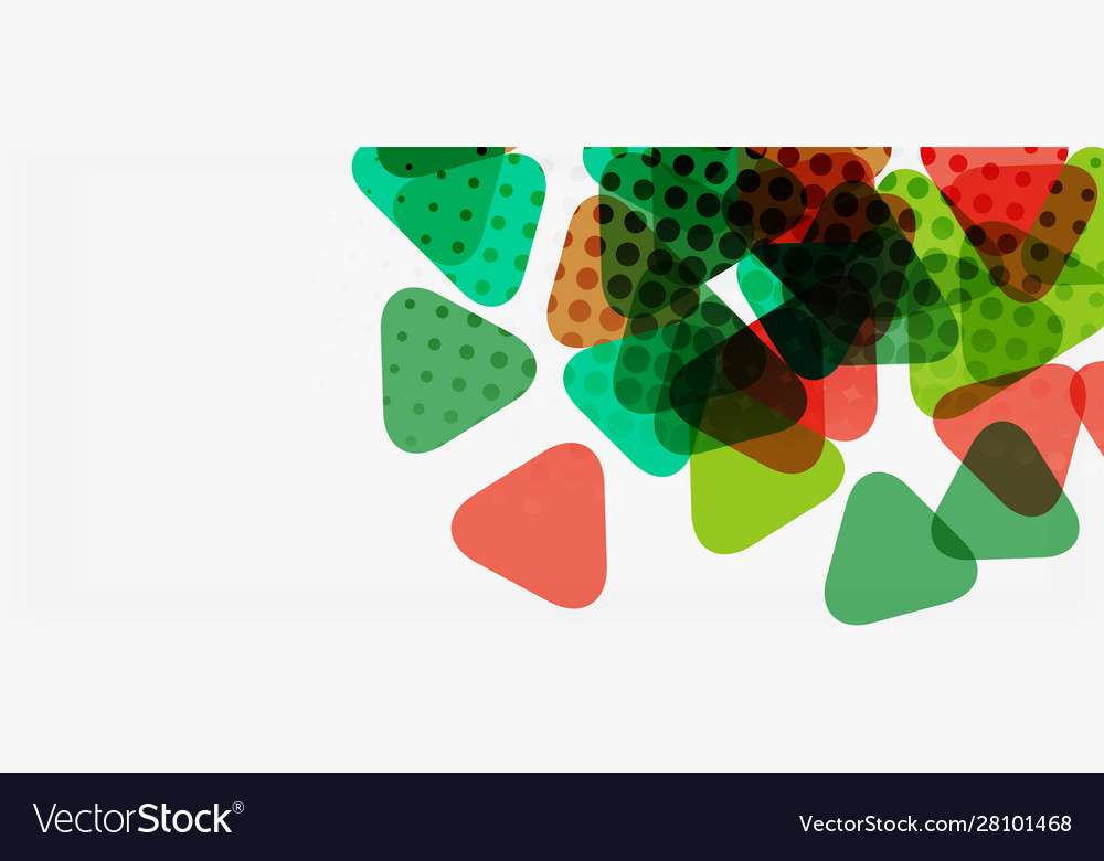 Triangle geometric abstract composition Royalty Free Vector