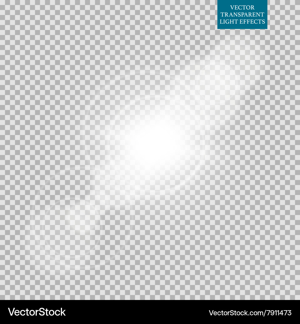 Abstract image of lighting flare Set Royalty Free Vector