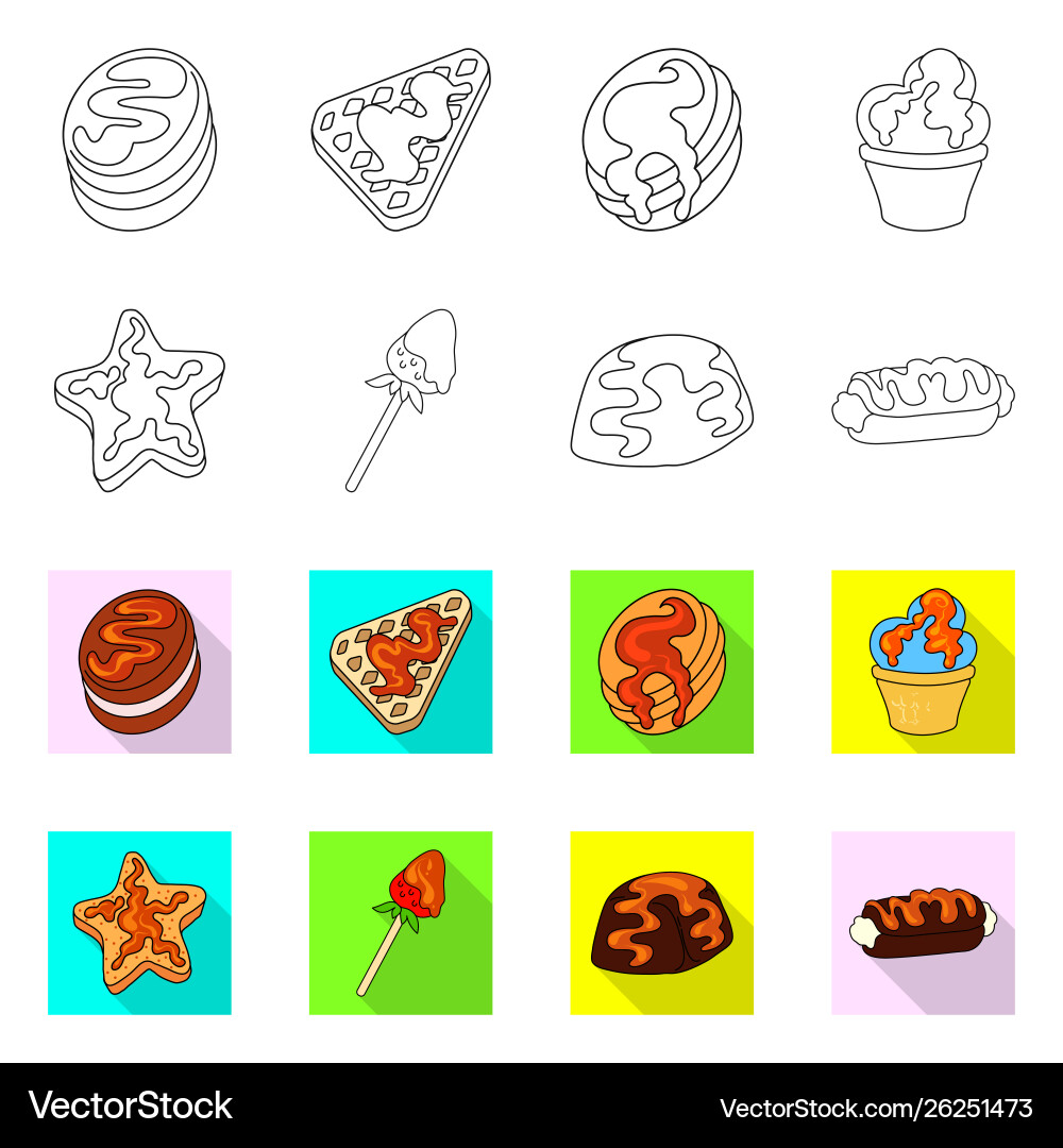 Design confectionery and culinary logo Royalty Free Vector