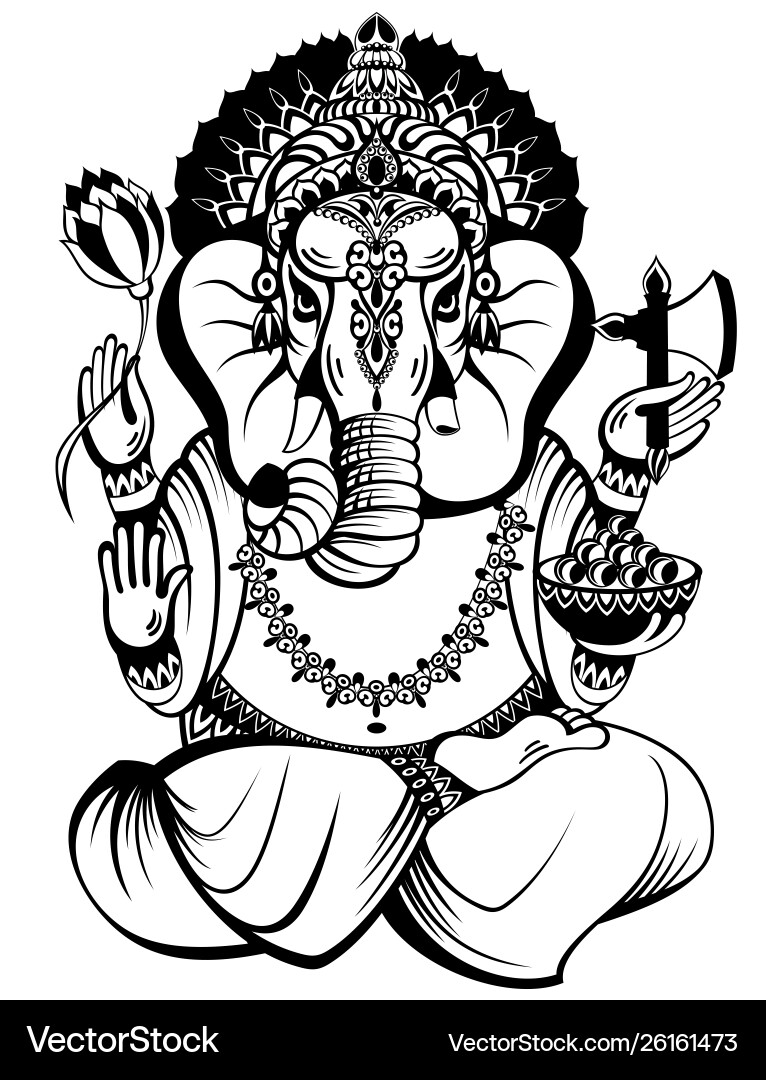 Ganesh Royalty Free Vector Image - VectorStock