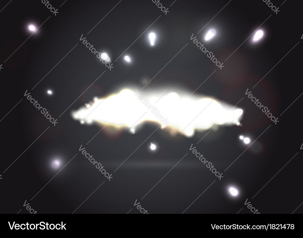 Flare on a dark background Royalty Free Vector Image