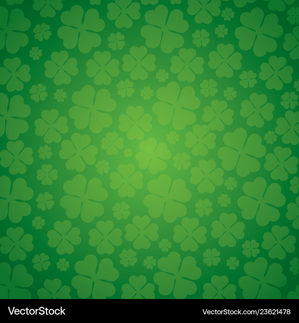 Nature clover plant background design Royalty Free Vector