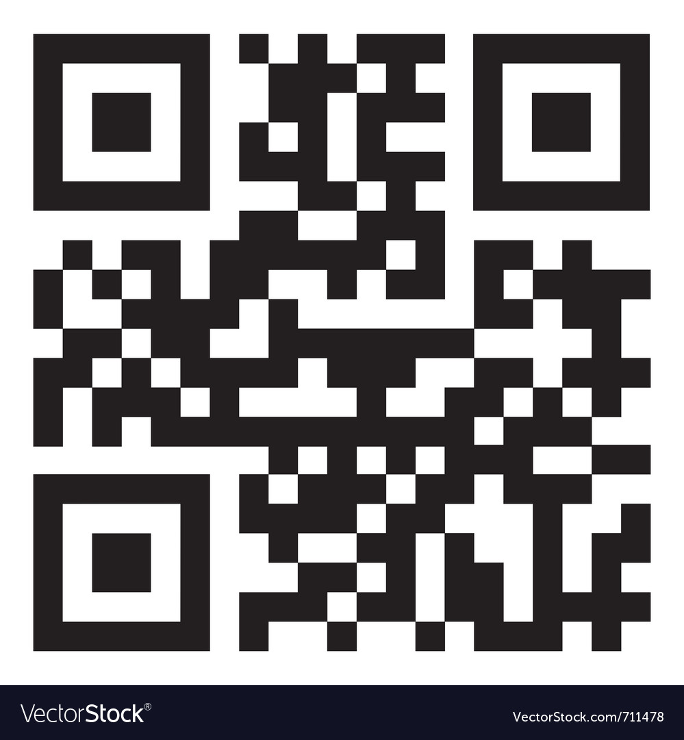 Sample Qr Code Royalty Free Vector Image VectorStock