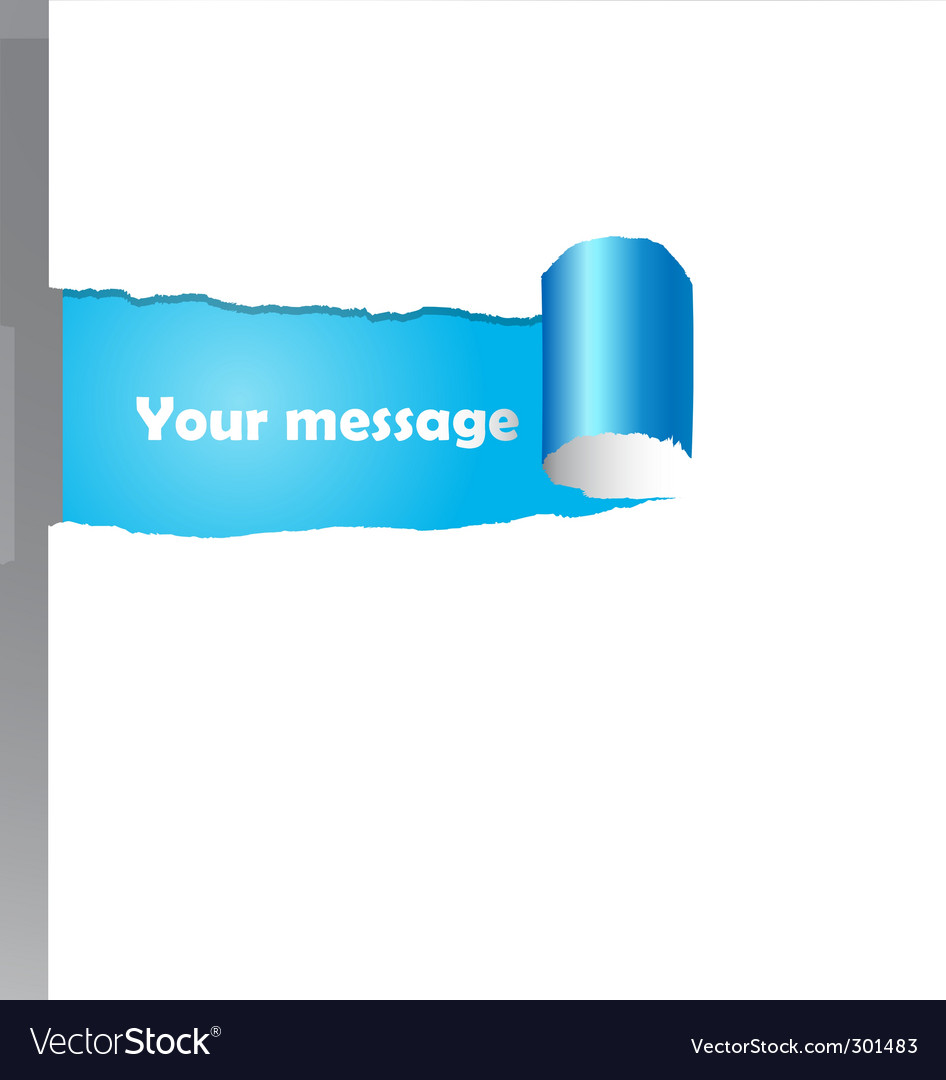 Teared paper Royalty Free Vector Image - VectorStock