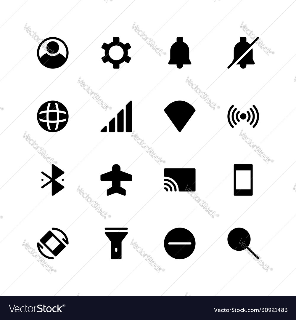 User interface icons Royalty Free Vector Image