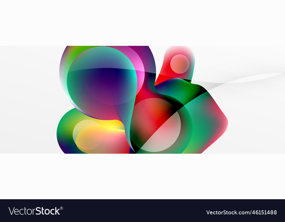 Fluid Abstract Background Liquid Color Gradients Vector Image