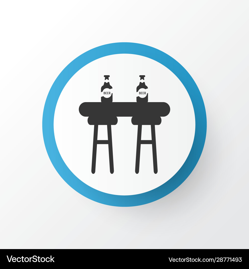 Bar counter icon symbol premium quality isolated Vector Image
