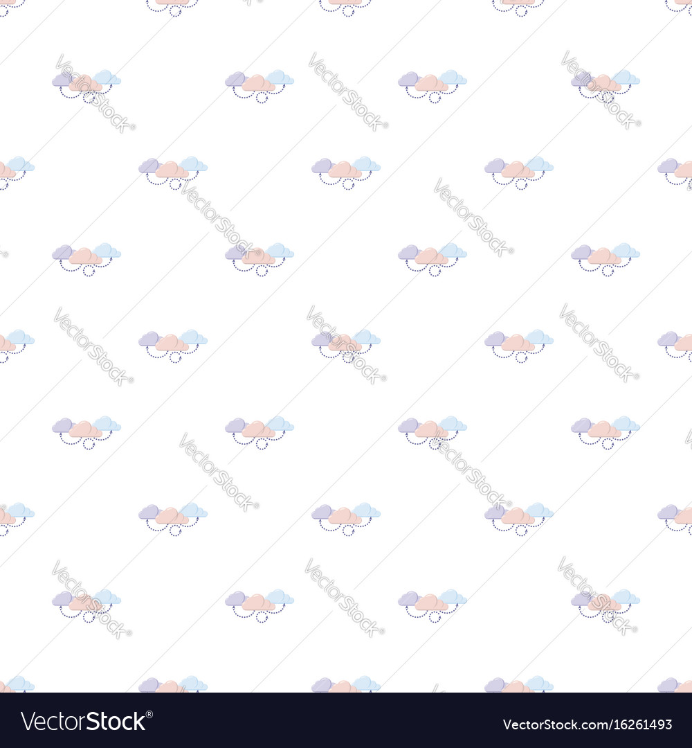 Cloud computing pattern Royalty Free Vector Image