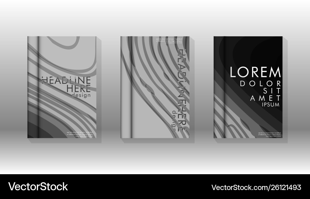 Cover book with a geometric design background Vector Image