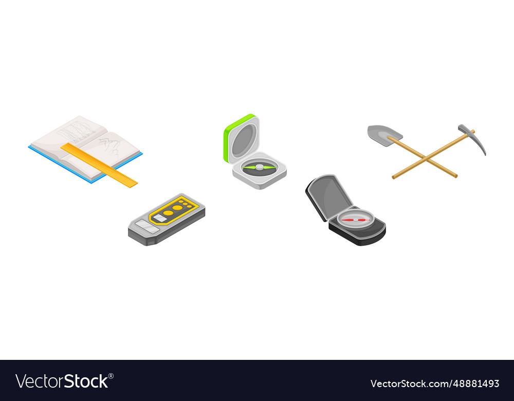 Geology and earth exploration scientific Vector Image Geology and earth exploration scientific Vector Image