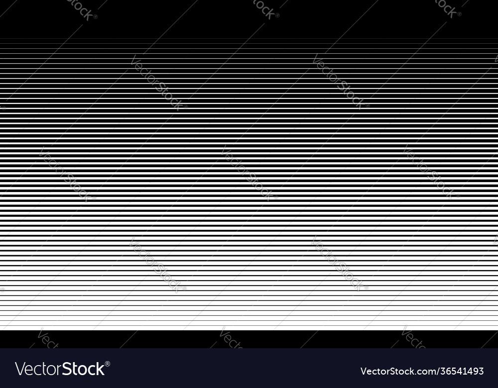Pattern with gradient horizontal halftone line Vector Image
