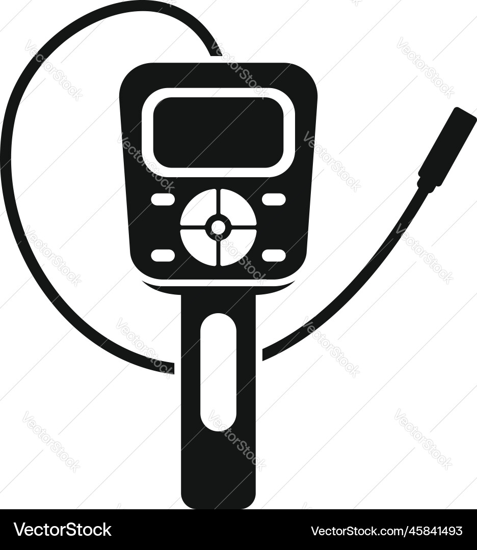 Stomach endoscope icon simple medical Royalty Free Vector