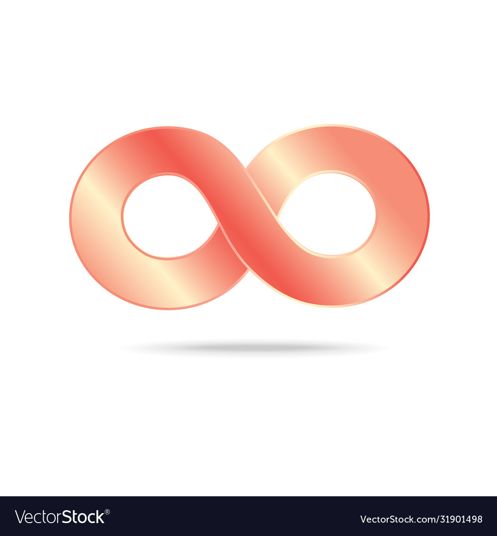 Abstract infinity sign Royalty Free Vector Image