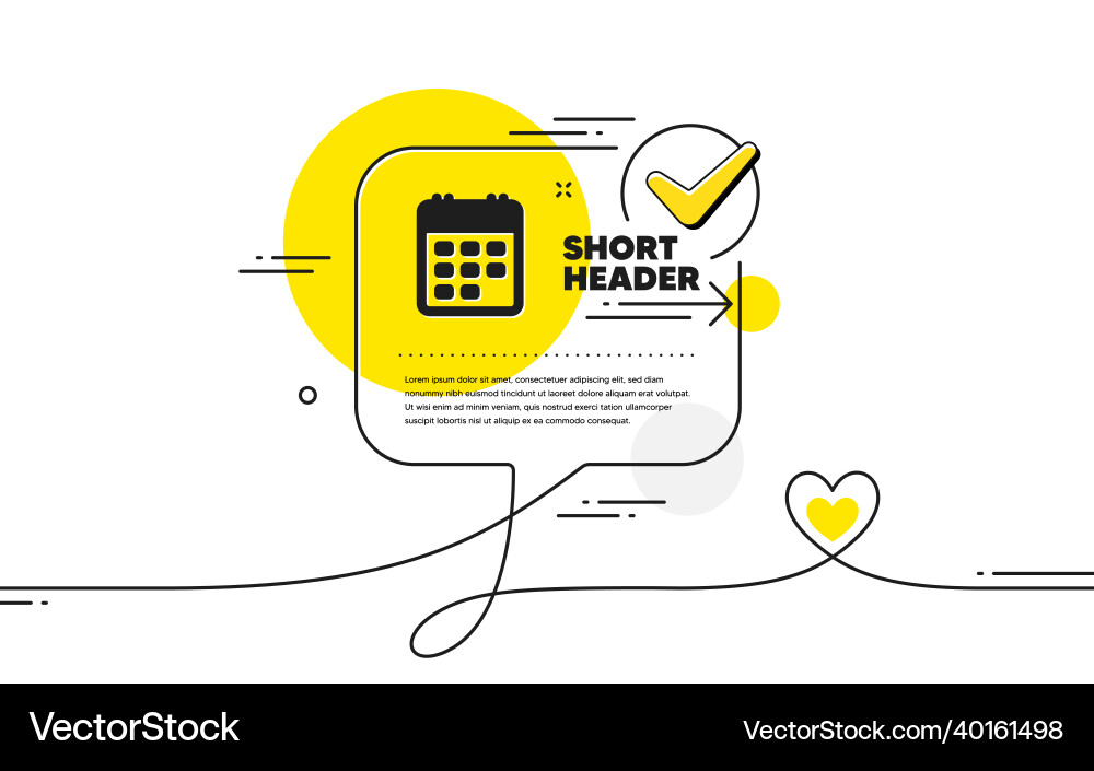 Calendar icon event reminder sign Royalty Free Vector Image