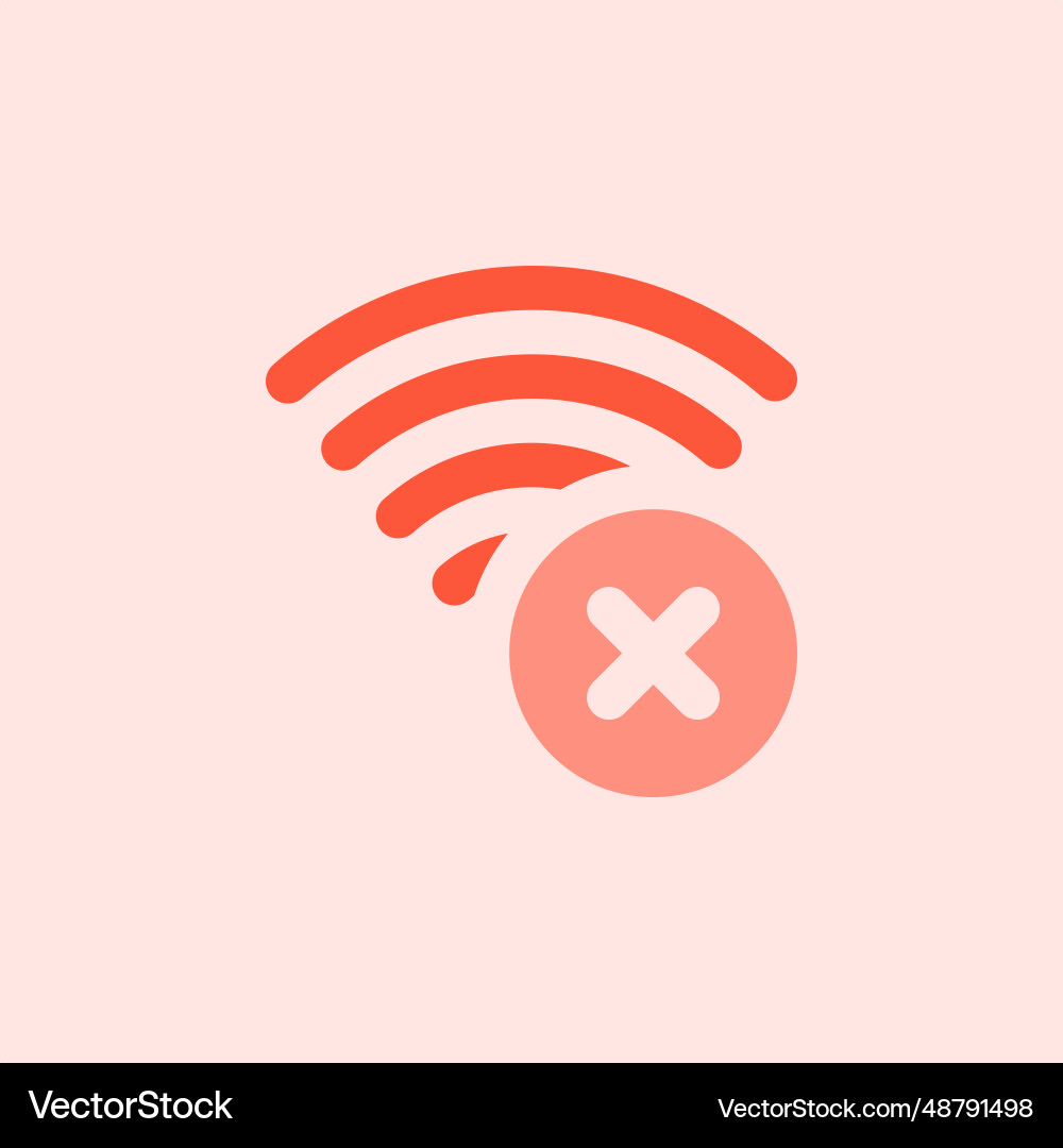 Deleting profile of internet connection Royalty Free Vector