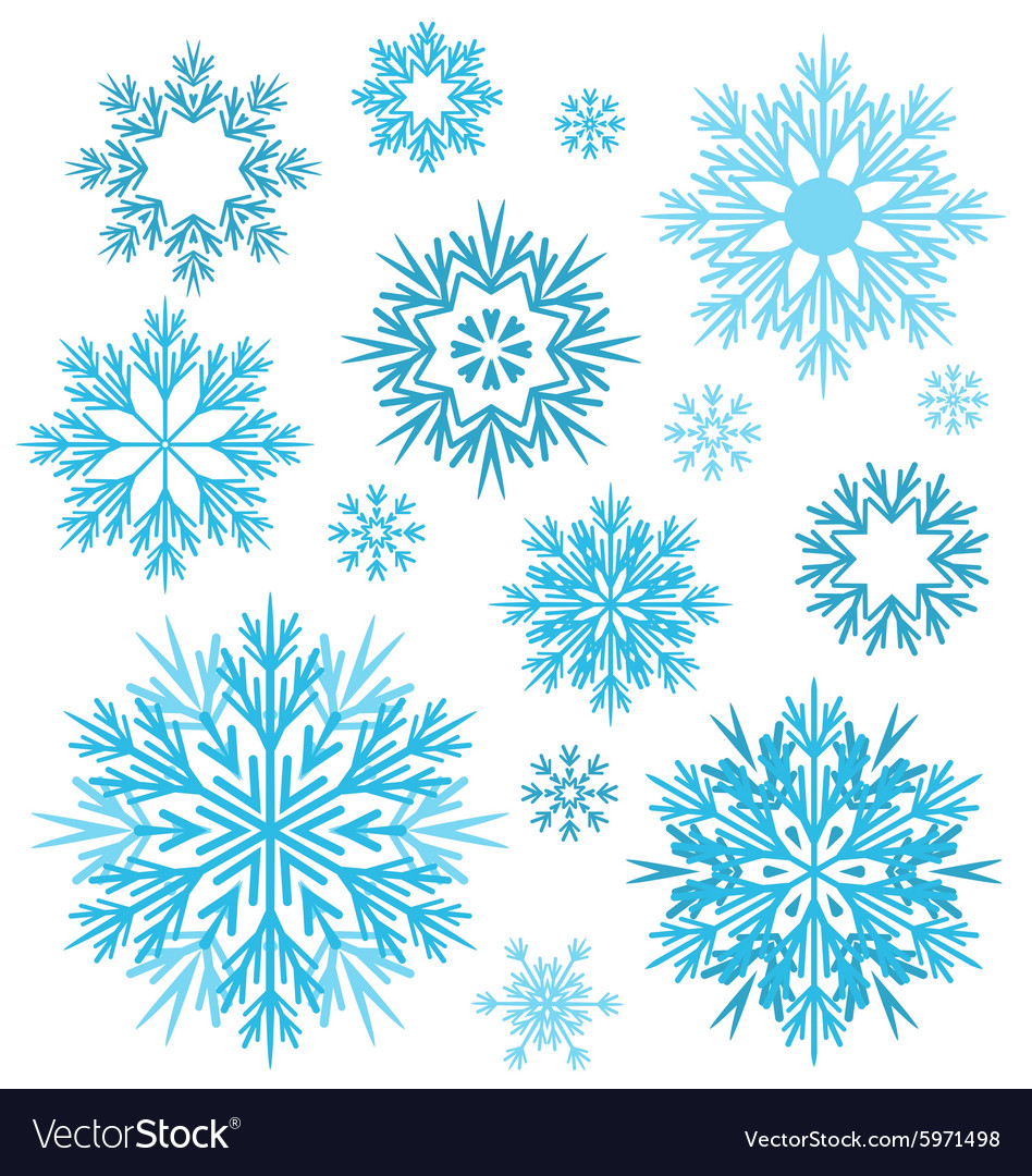 Snowflake Royalty Free Vector Image - VectorStock