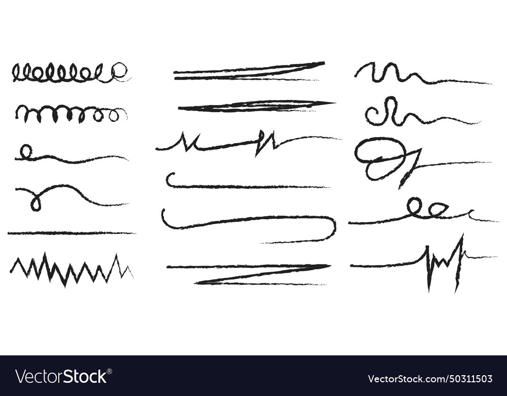 Elements for note-taking highlighting Royalty Free Vector