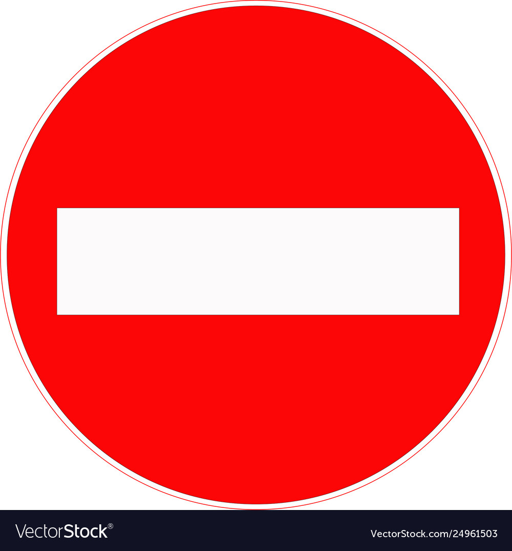 Road sign Royalty Free Vector Image - VectorStock