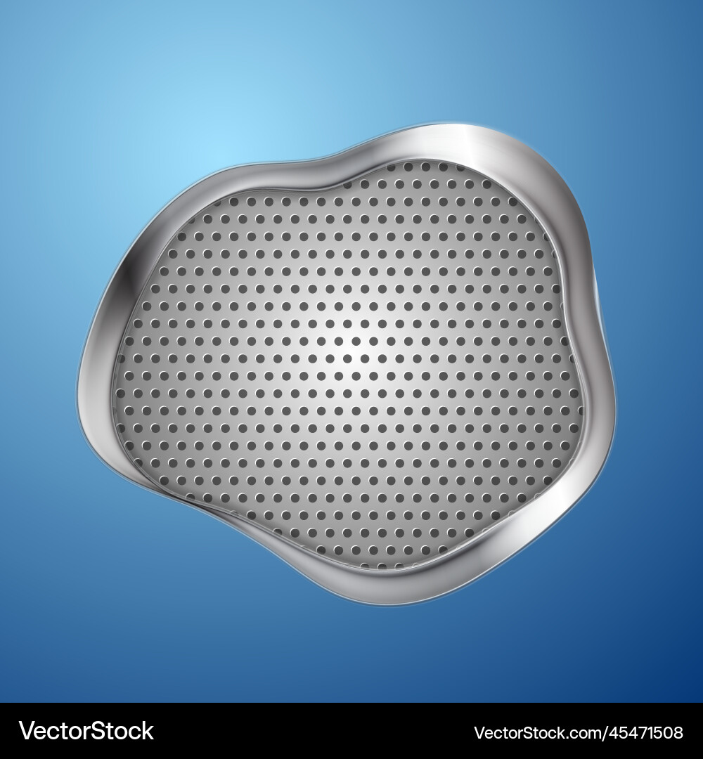 Abstract wavy metal steel background Royalty Free Vector