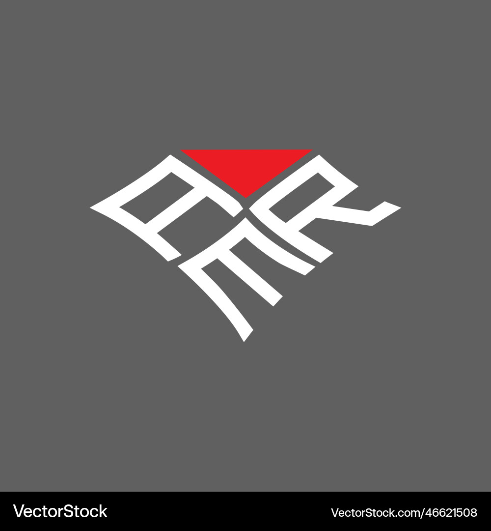 Amr letter logo creative design with graphic Vector Image