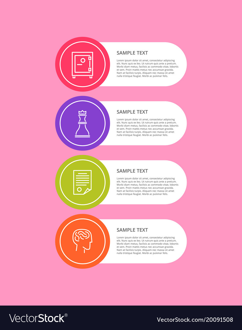 Infographic objects collection Royalty Free Vector Image