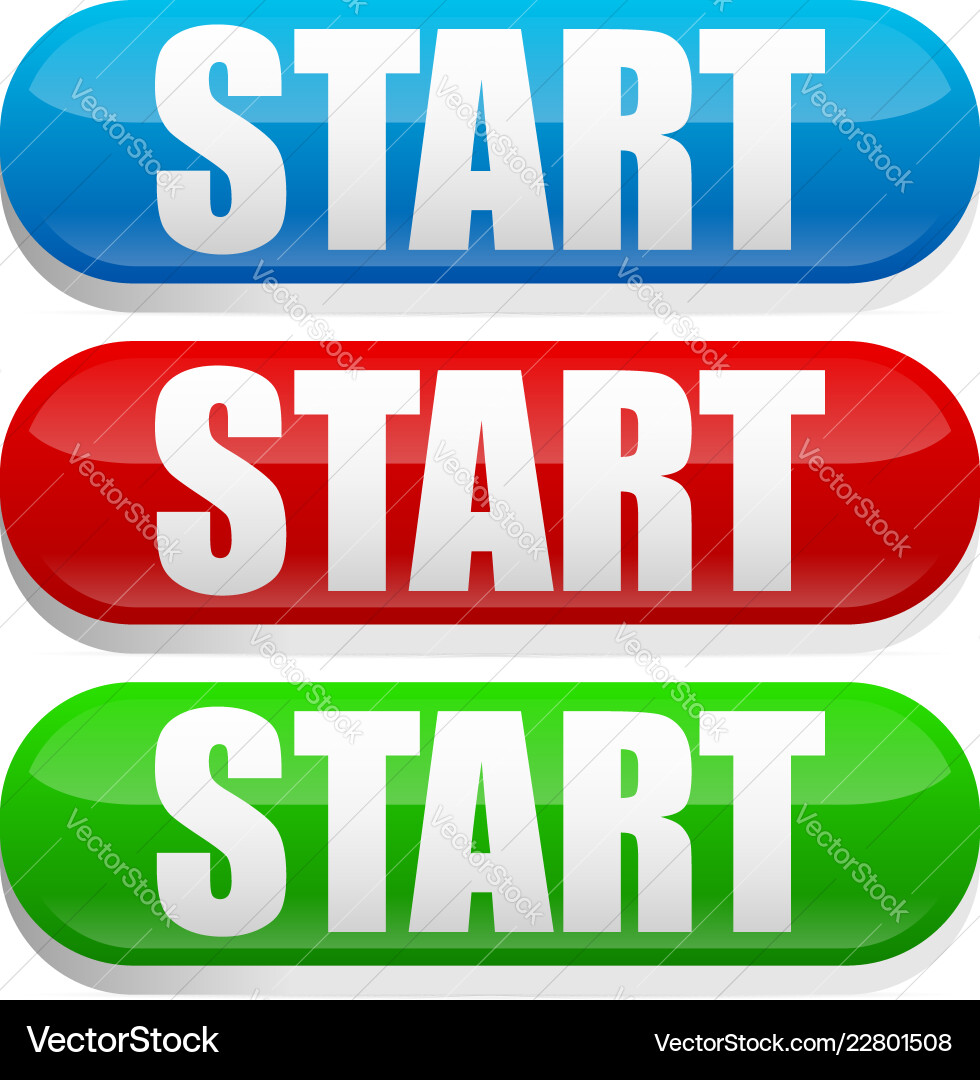 Star button Royalty Free Vector Image - VectorStock