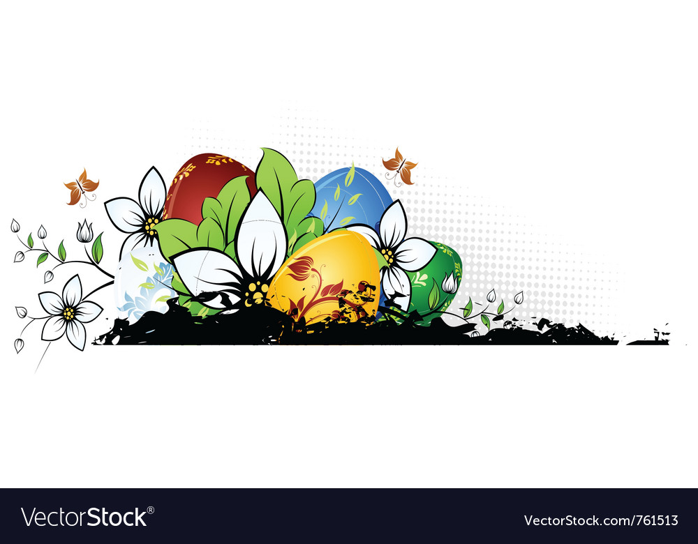 Easter background Royalty Free Vector Image - VectorStock