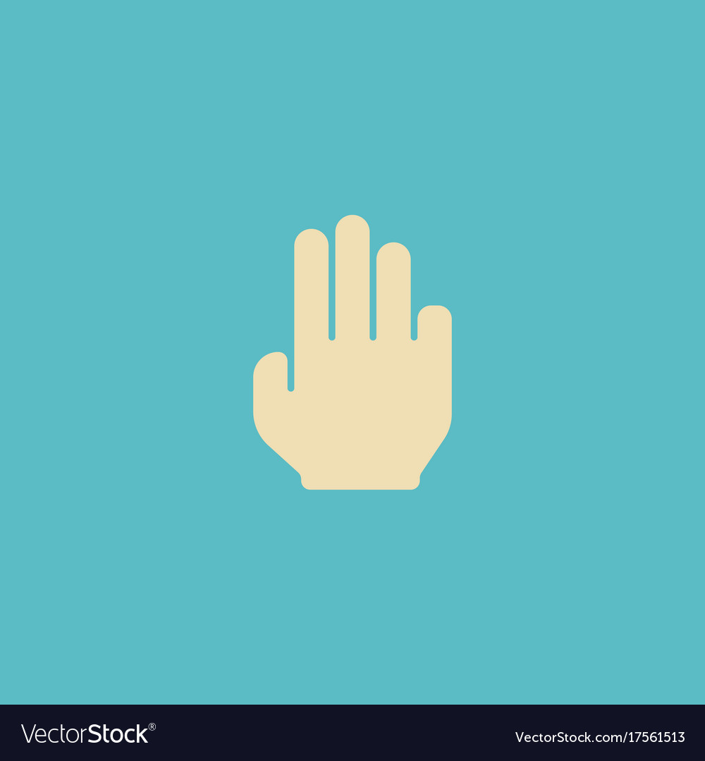 Flat icon three element Royalty Free Vector Image