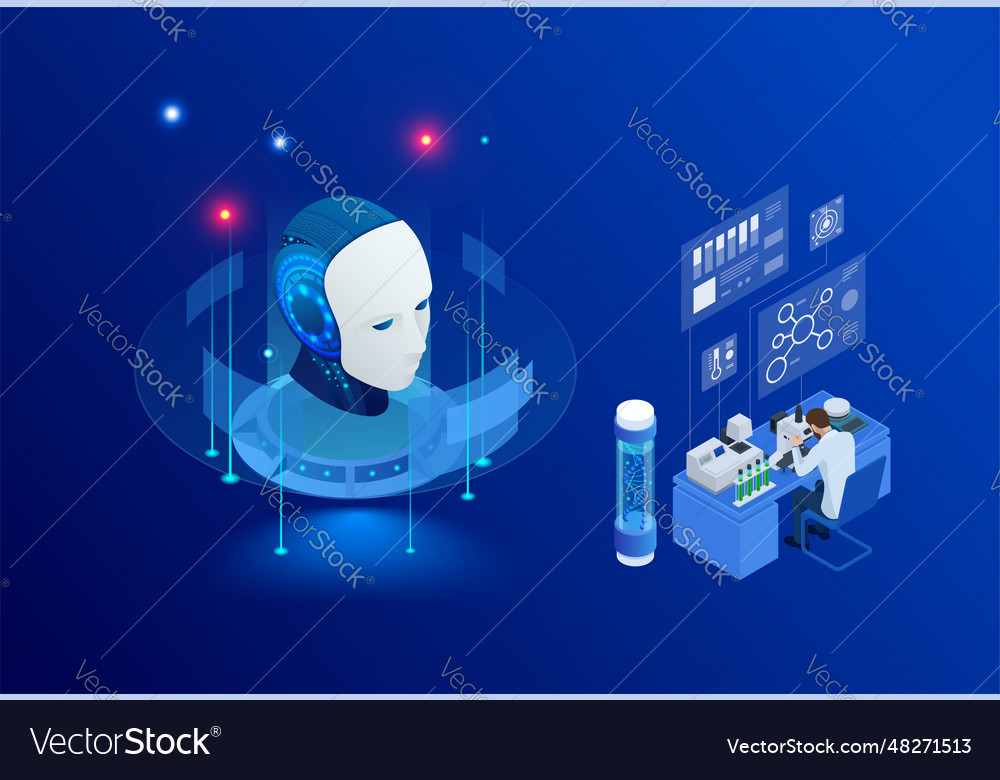 Isometric concept of artificial intelligence helps