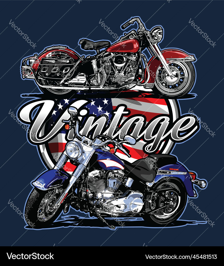Motorbike template for graphic design needs Vector Image