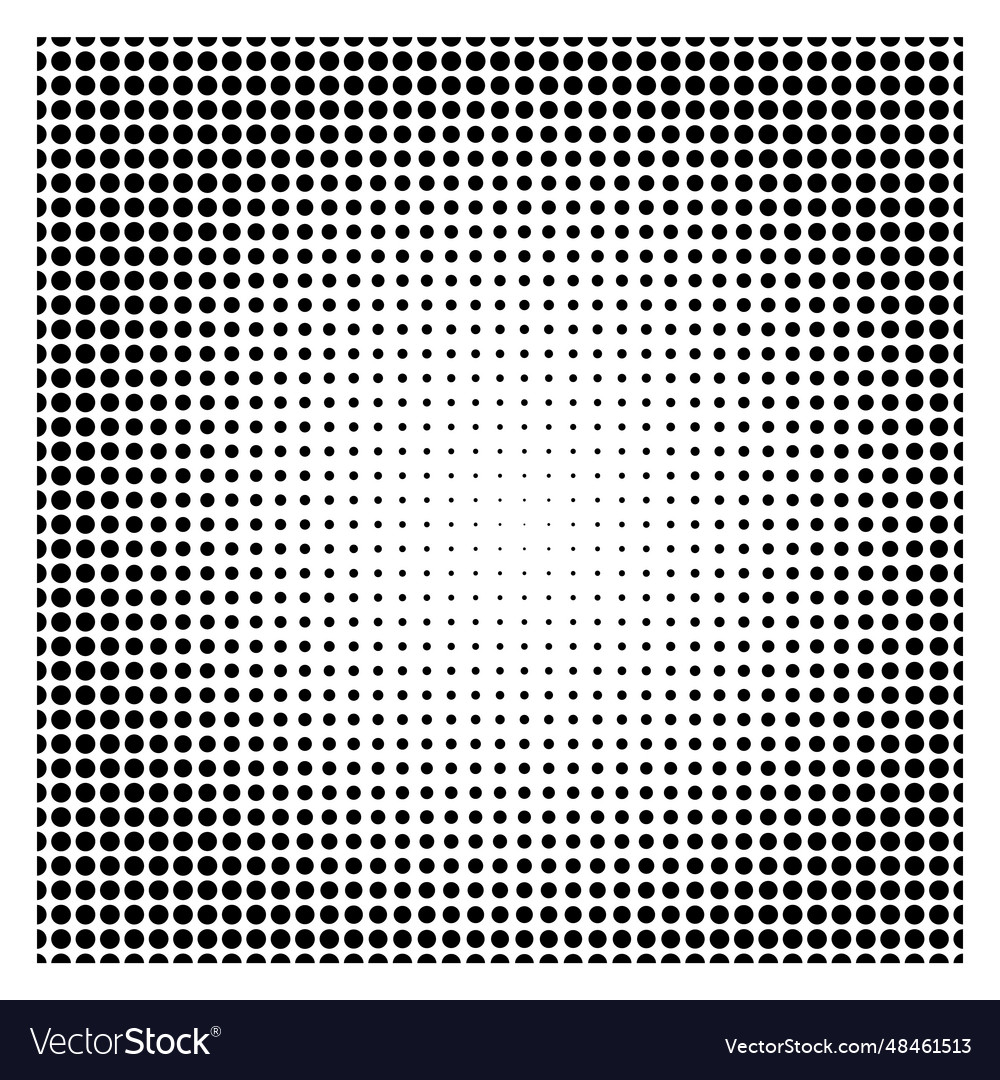 Round dot pattern light effect halftone style Vector Image